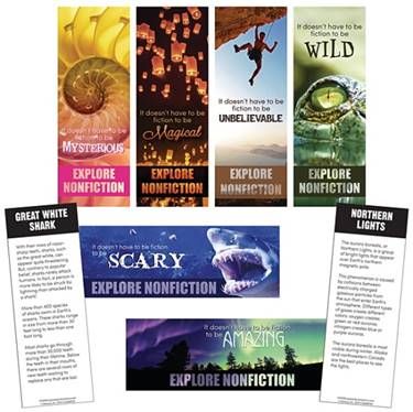 Explore Non Fiction bookmarks - Library Supplies Singapore