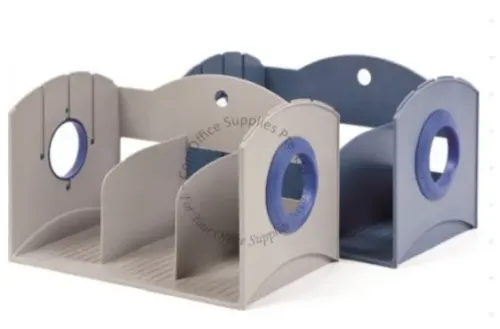 tabletop multi book display rack 3 compartments - Library Supplies ...