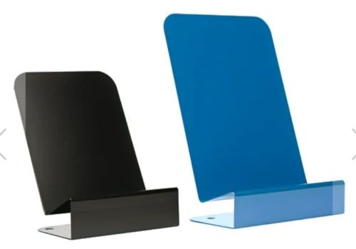 steel clip on shelf large book display holder - Library Supplies Singapore