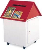 Indoor book return house design furniture - Library Supplies Singapore