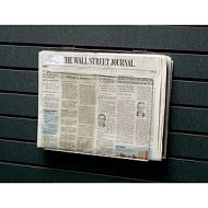 Newspaper display rack hold up to multiple copies for public and school ...