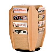 Table top book magazine brochure display construct by plastic or wire ...