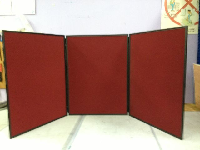 clip pole exhibit panel for tabletop display - Library Supplies Singapore