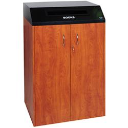Library book return collect books after working hours, indoor or ...